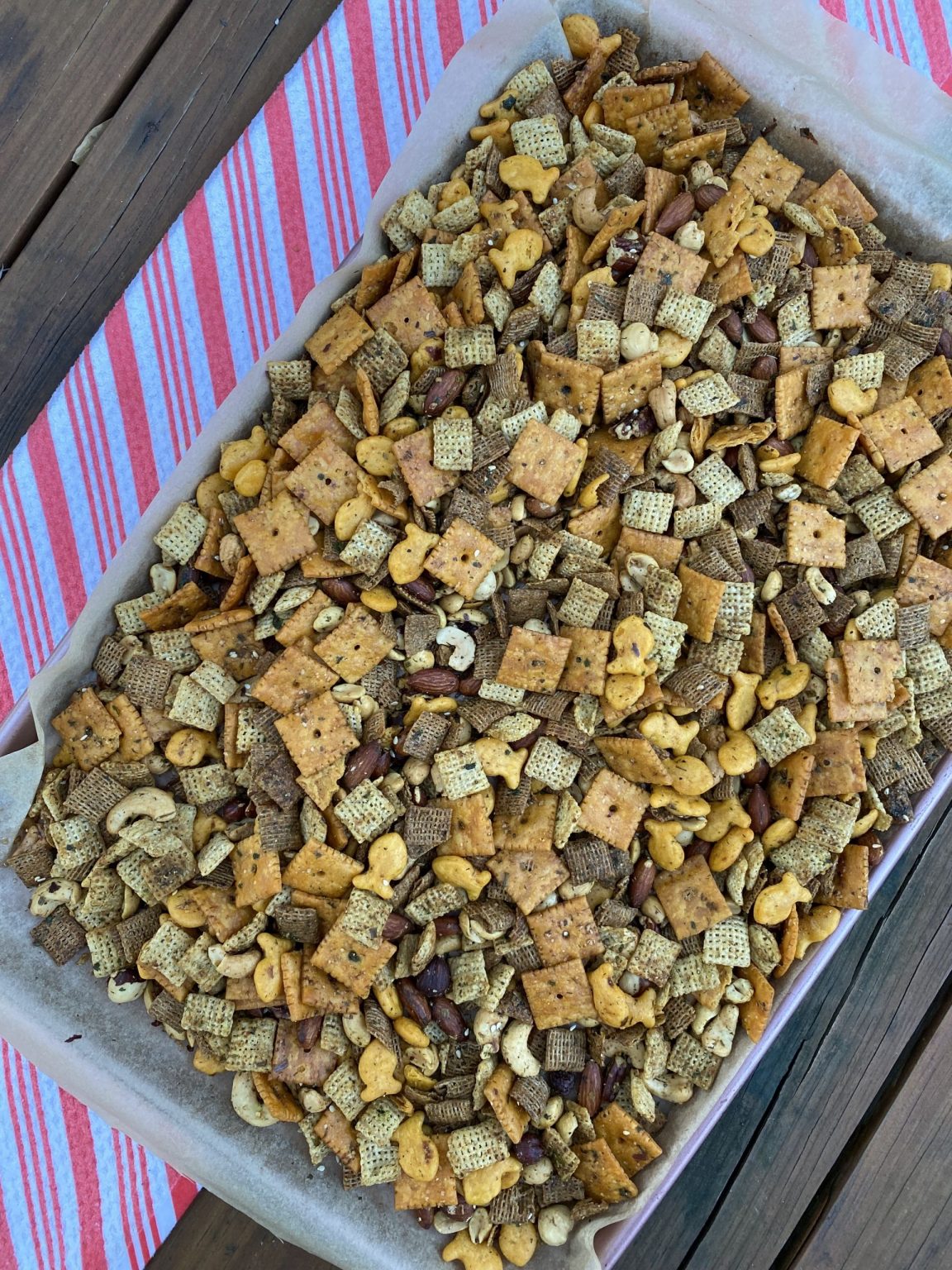 My Favorite Spicy + Zesty Chex Mix - Natalie Mason