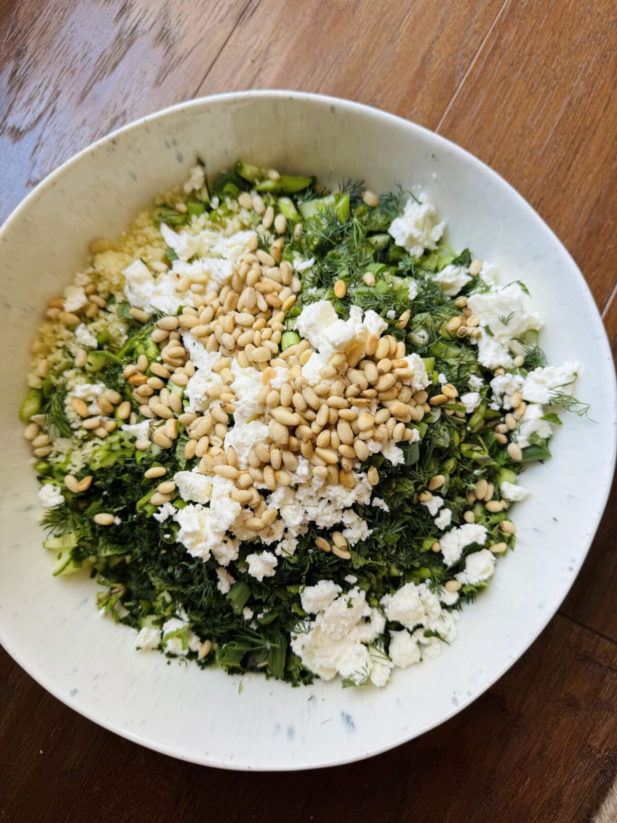 Spring Green Goddess CousCous - Natalie Mason